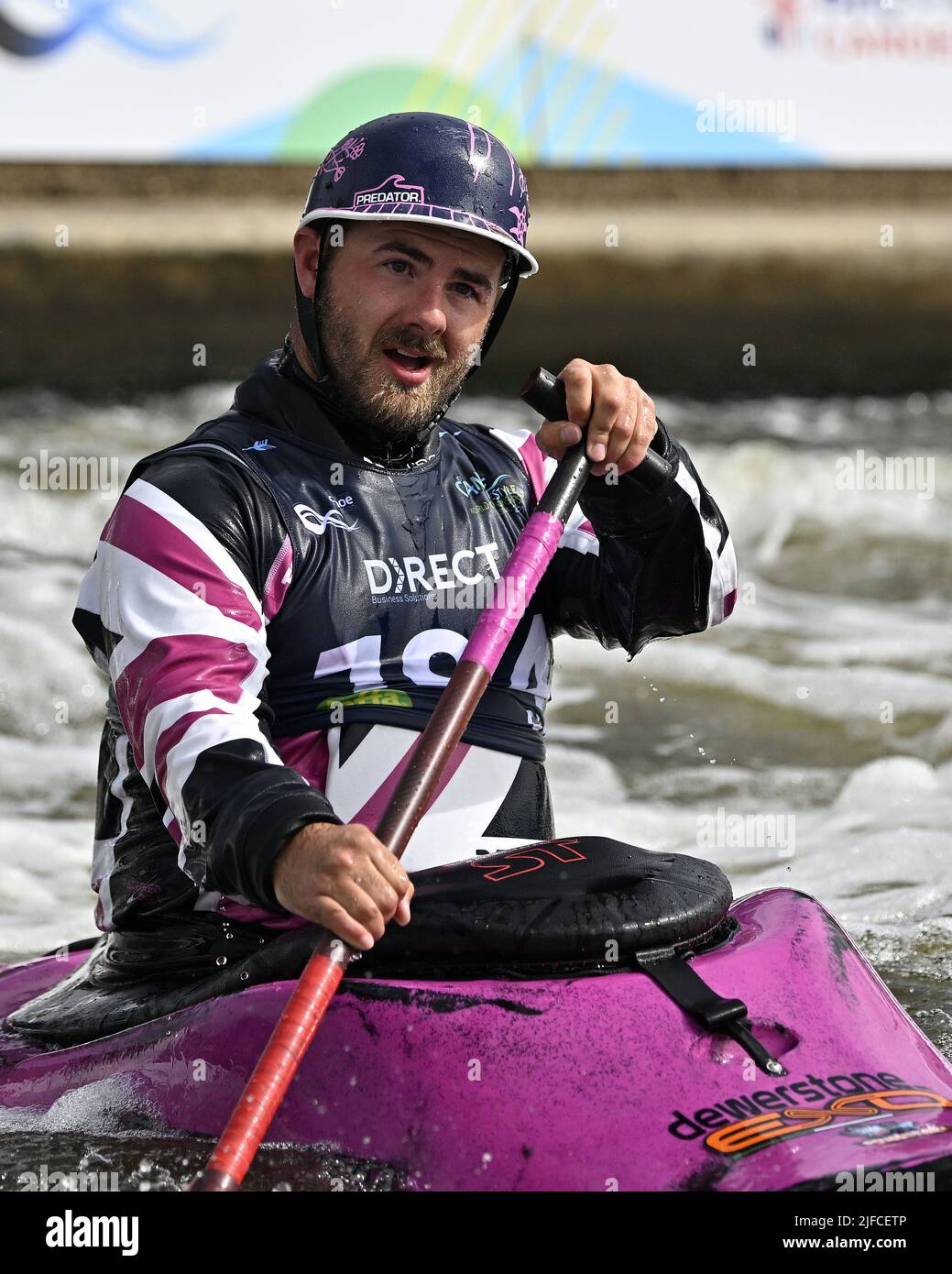 Nottingham, UK. 01st July, 2022. The ICF 2022 canoe freestyle World ...