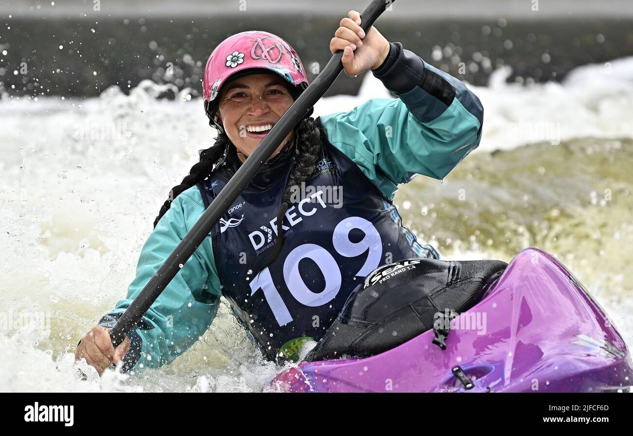 Nottingham, UK. 01st July, 2022. The ICF 2022 canoe freestyle World ...