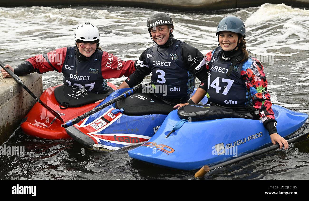 Nottingham, UK. 01st July, 2022. The ICF 2022 canoe freestyle World ...