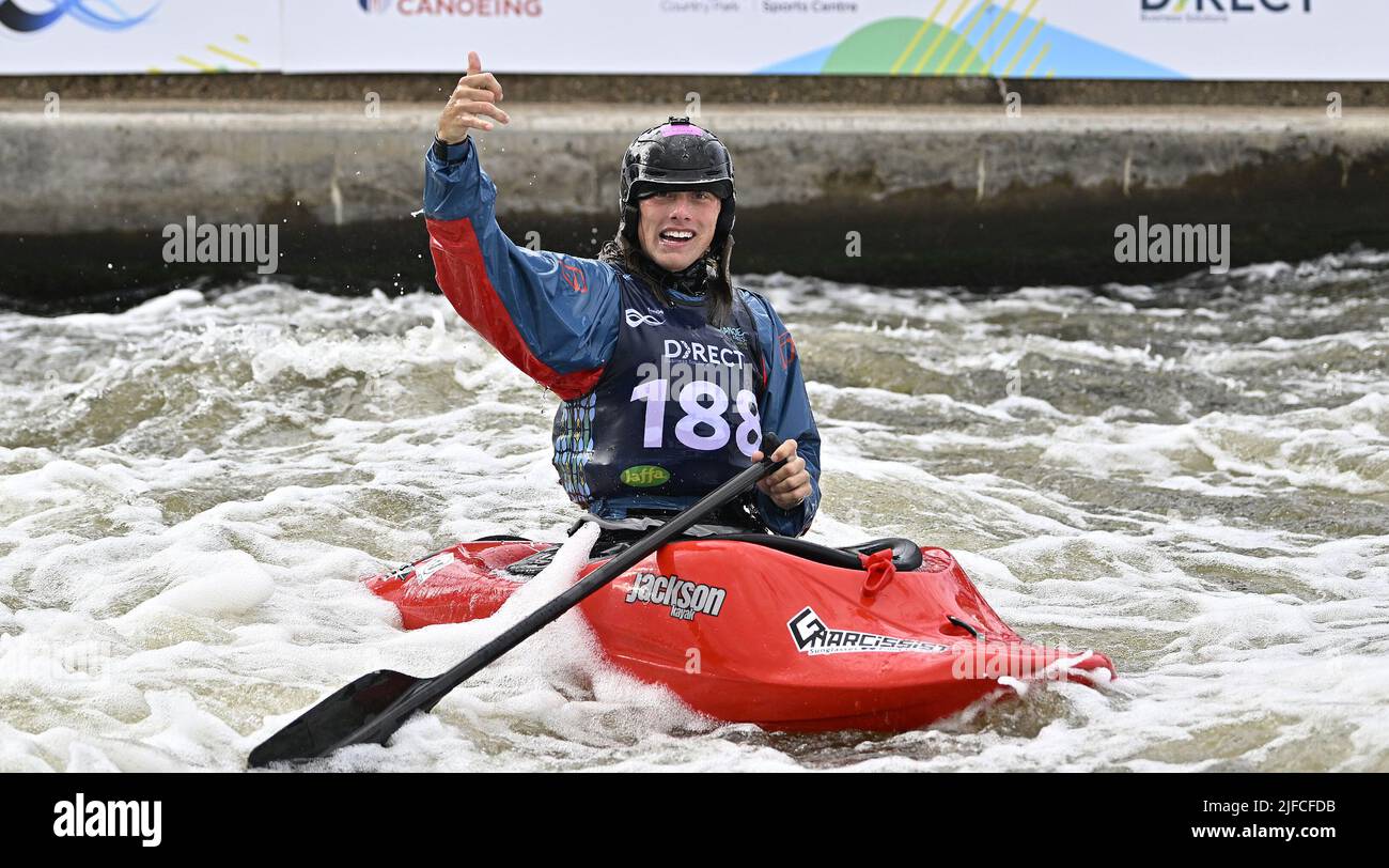 Nottingham, UK. 01st July, 2022. The ICF 2022 canoe freestyle World ...