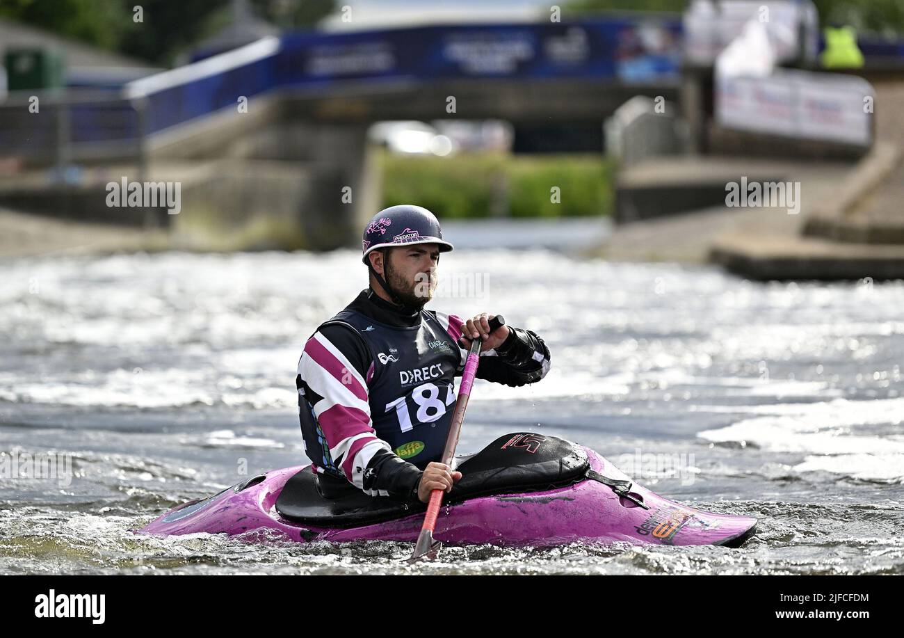 Nottingham, UK. 01st July, 2022. The ICF 2022 canoe freestyle World ...