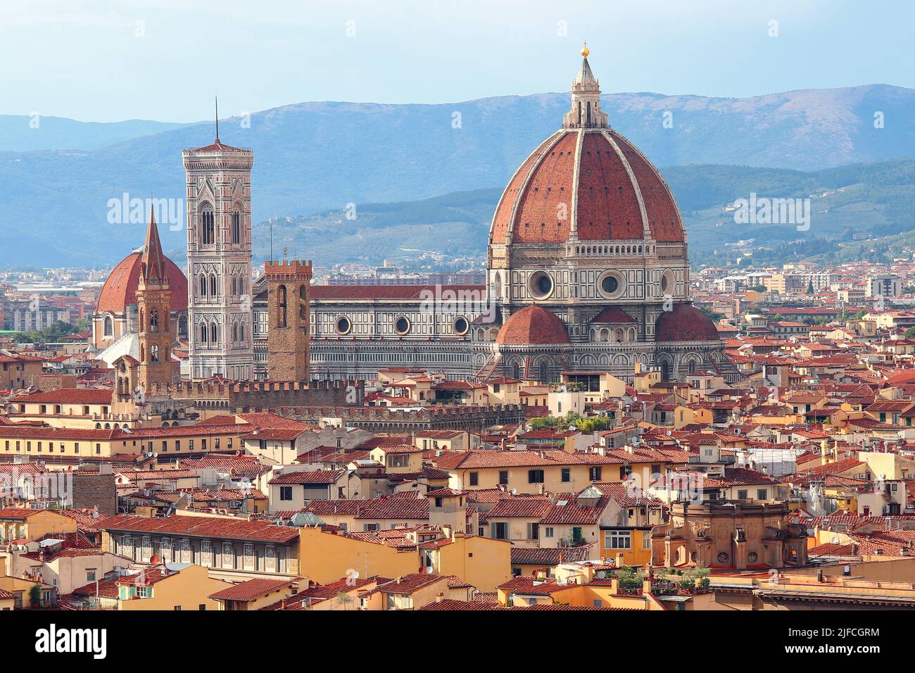 Amazing view of Florence city in tuscany Region in Italy in Southern ...