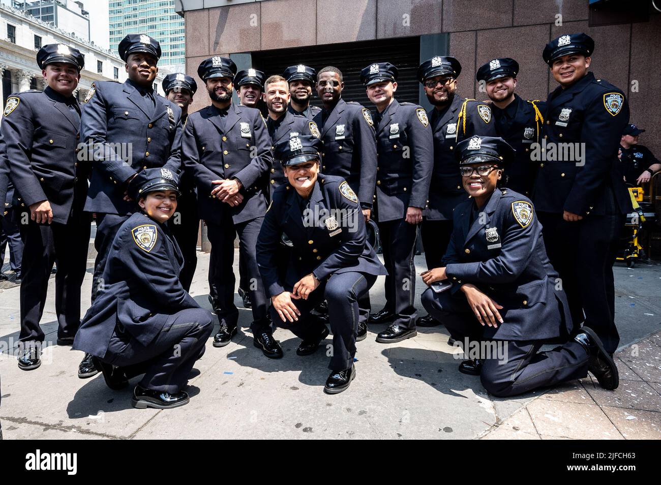 New York City, USA. 01st July, 2022. Graduates just after their New ...