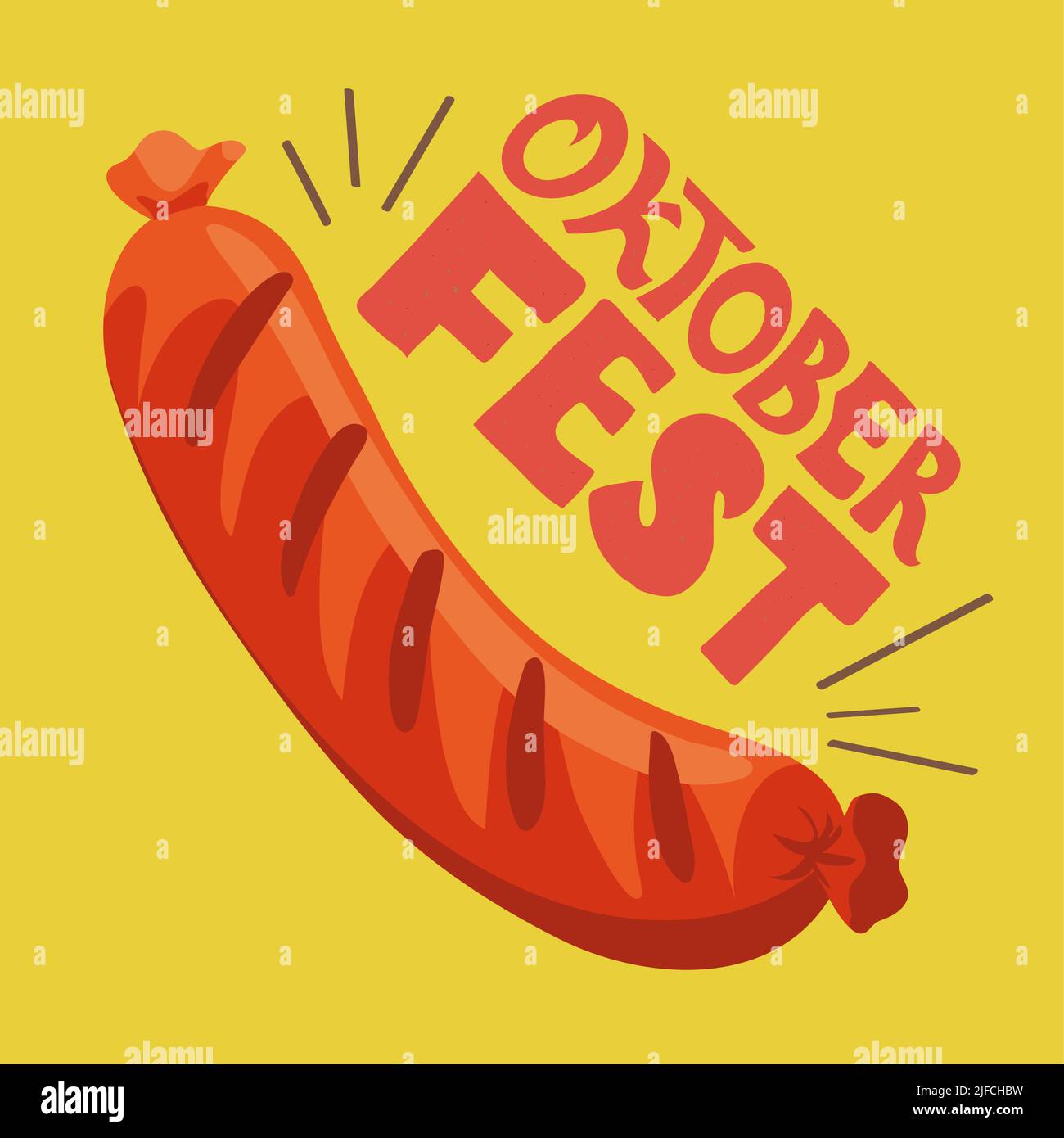 oktoberfest sausage food Stock Vector Image & Art - Alamy