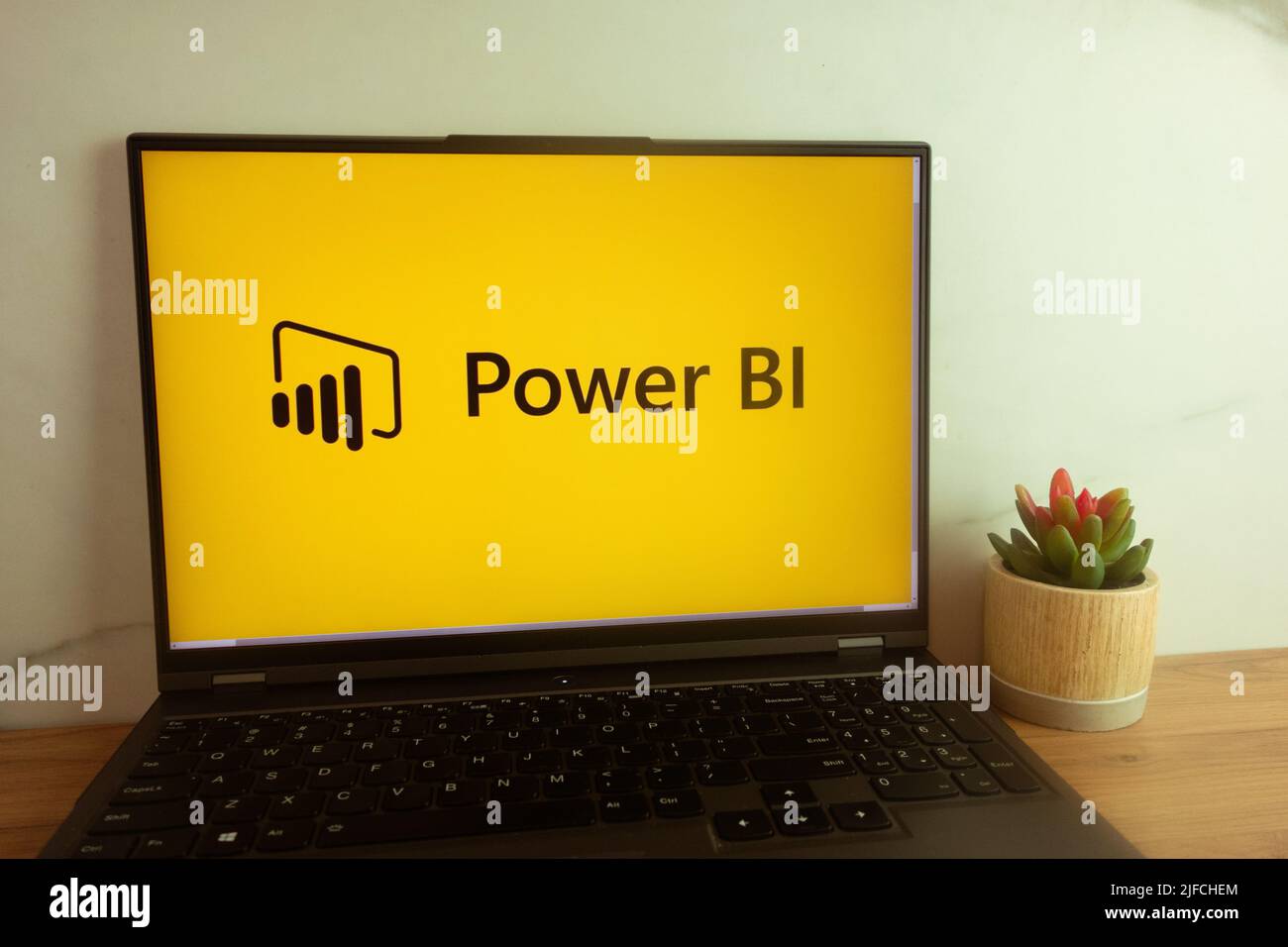 Power bi laptop hi-res stock photography and images - Alamy