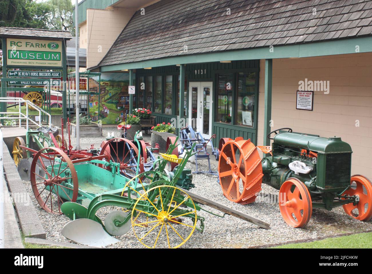 BC Farms Museum, Fort Langley, BC, Canada Stock Photo - Alamy