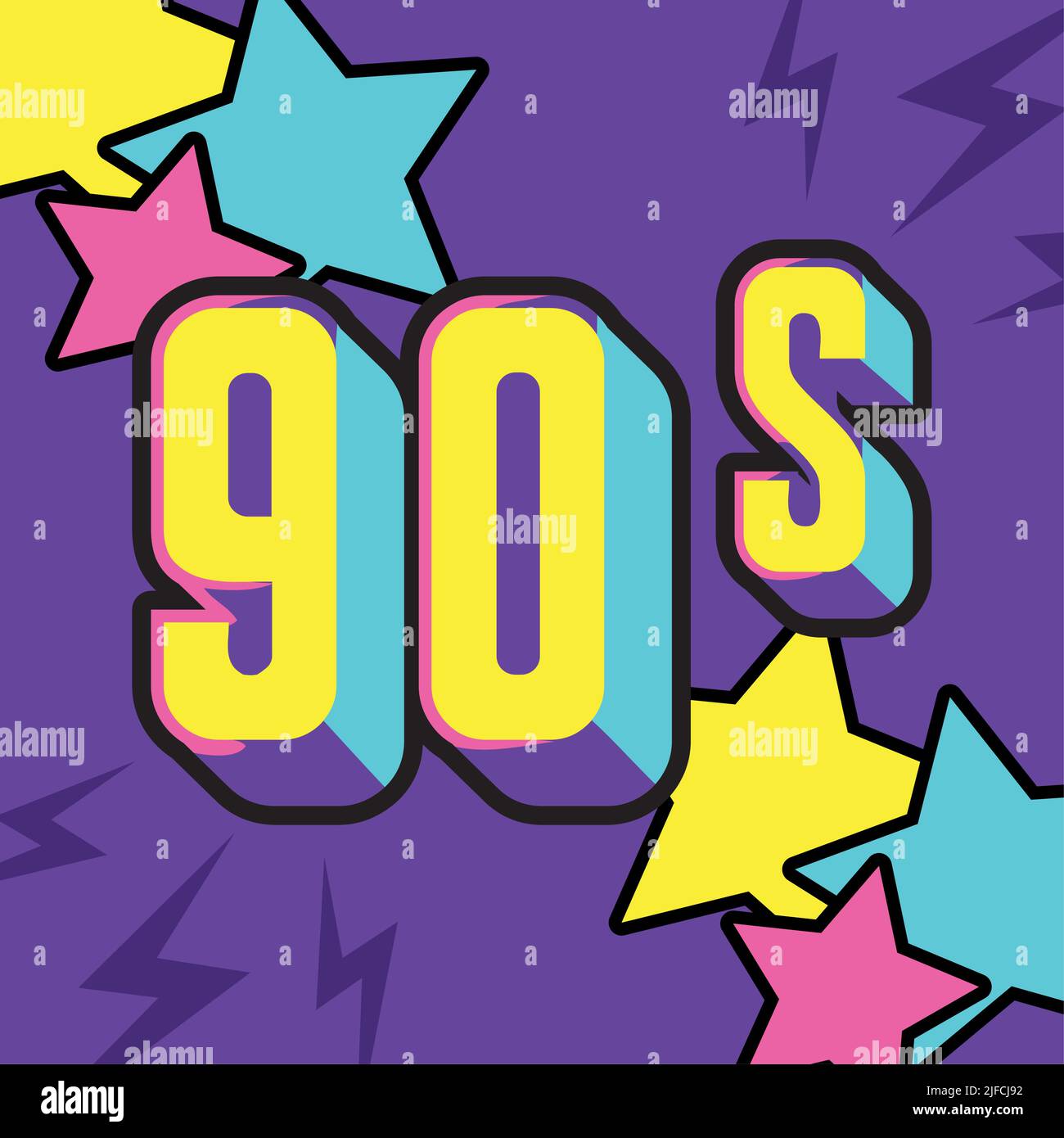 90s fashion style Stock Vector Image & Art - Alamy