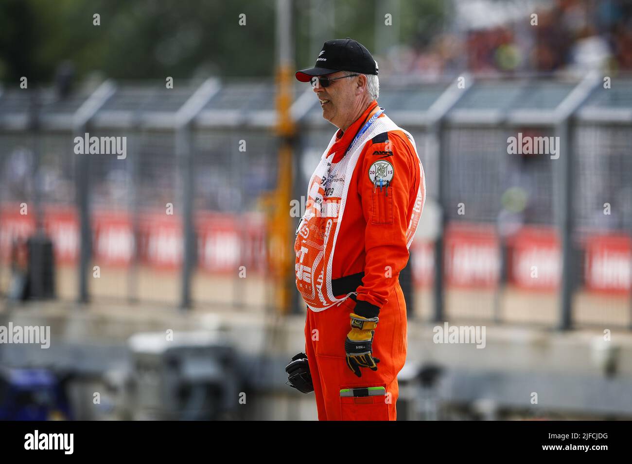 marshall, commissaire de piste, during the Formula 1 Lenovo British ...