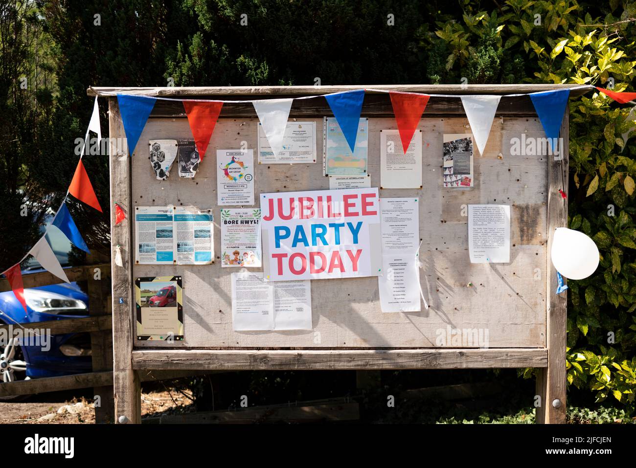 Village notice board wales hi-res stock photography and images - Alamy