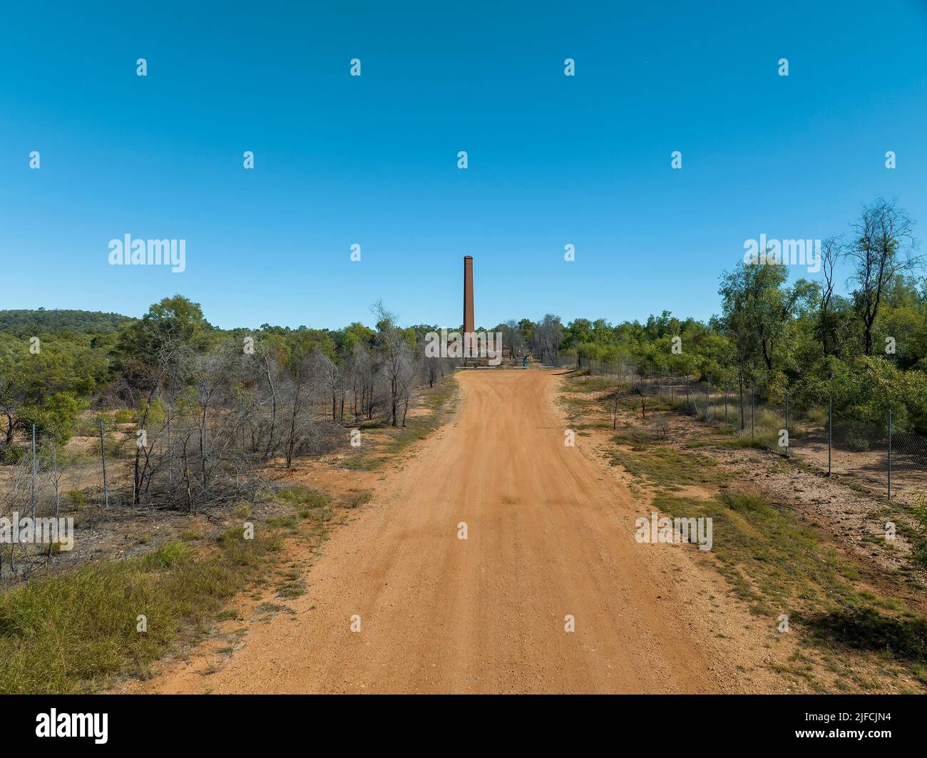 Copperfield chimney restored as a tourist attraction. All that is left ...