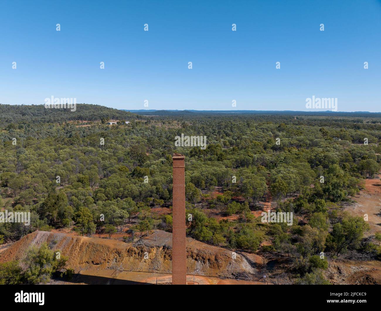 Copperfield chimney restored as a tourist attraction. All that is left ...