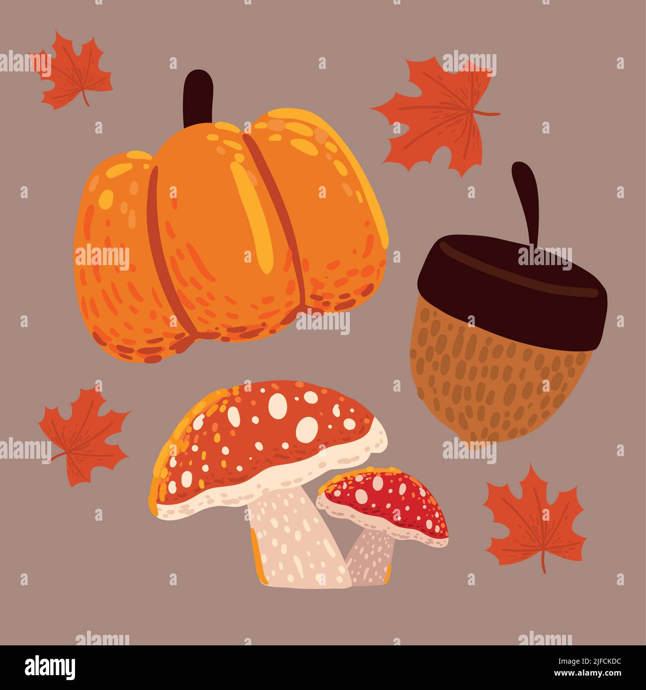 icons autumn season Stock Vector Image & Art - Alamy