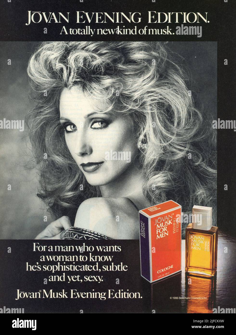 Vintage December 1986 "Playboy" Magazine issue advert, USA Stock Photo ...