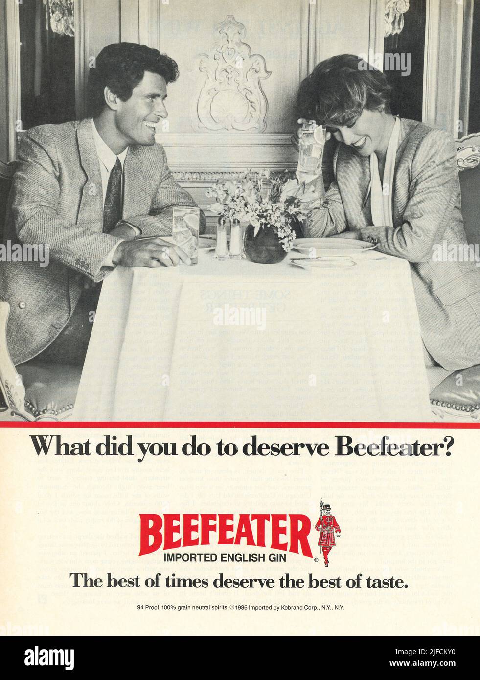 Retro gin ad hi-res stock photography and images - Alamy