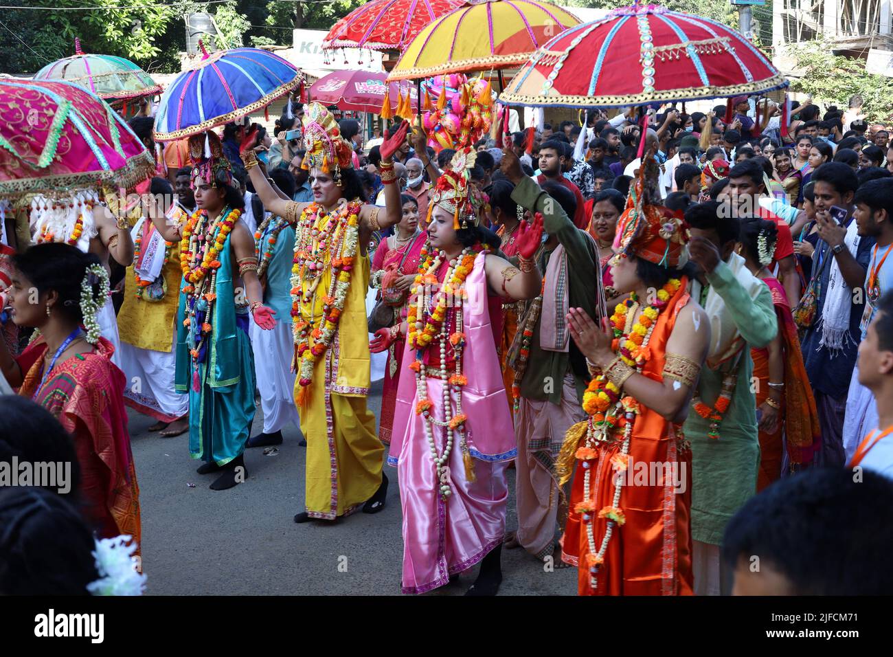 Dhaka, Dhaka, Bangladesh. 1st July, 2022. Ratha Yatra, the chariot ...