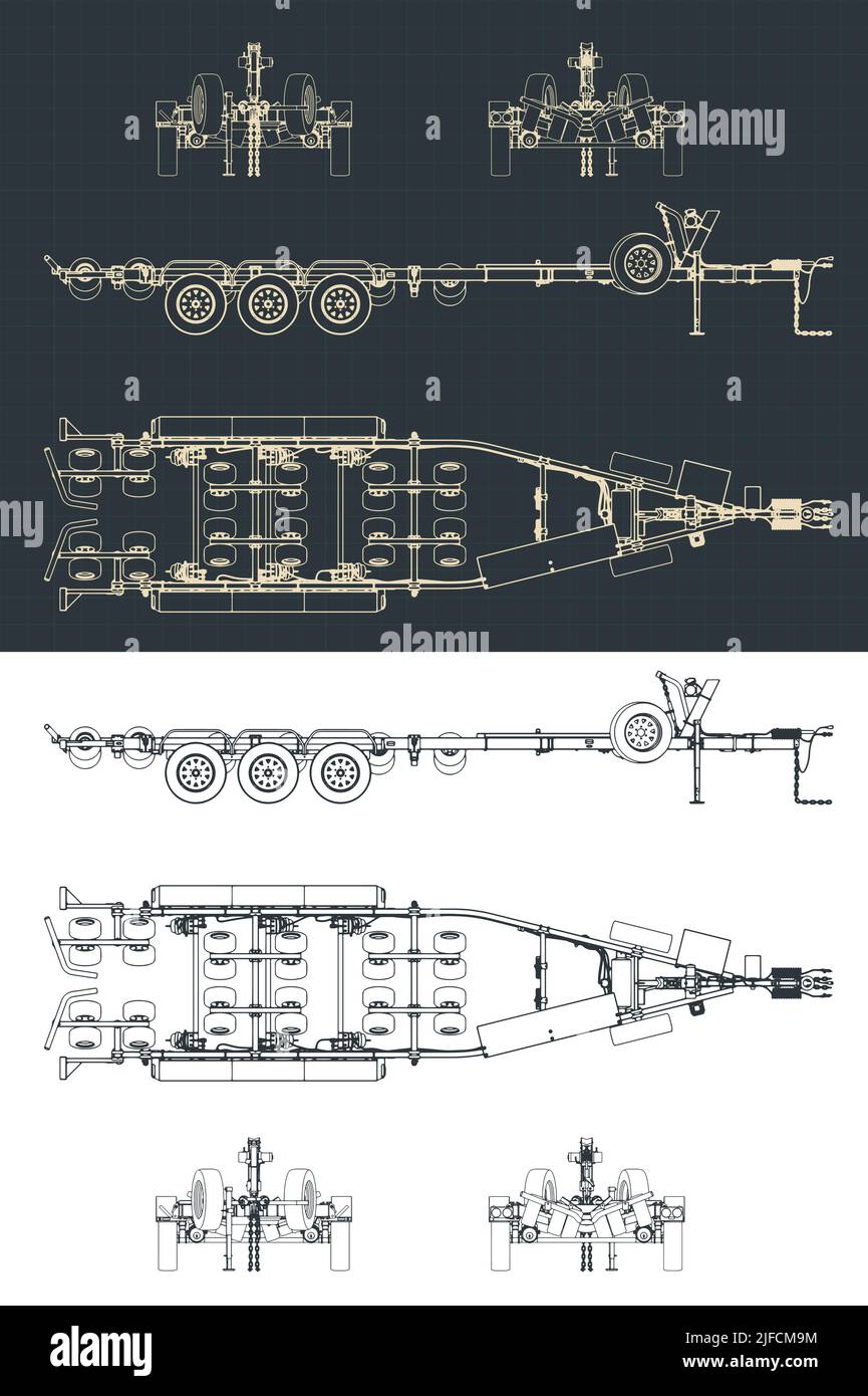 Tri axle Stock Vector Images - Alamy