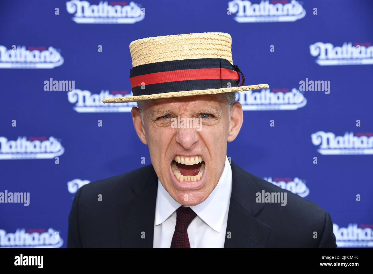 New York, USA. 01st July, 2022. George Shea, MC and founder of Major ...