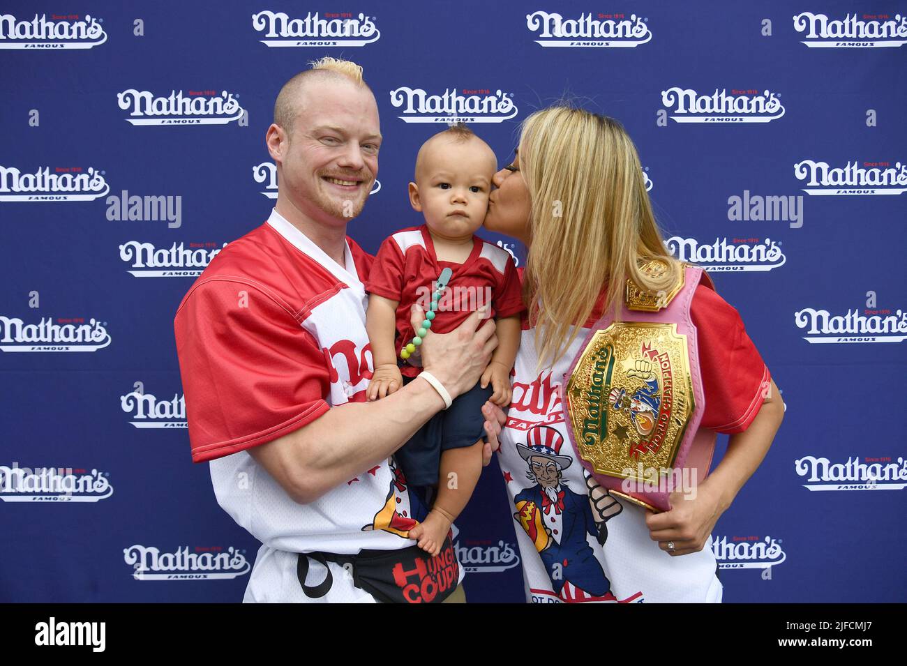 New York, USA. 01st July, 2022. Previous year 3rd place winner Nick ...