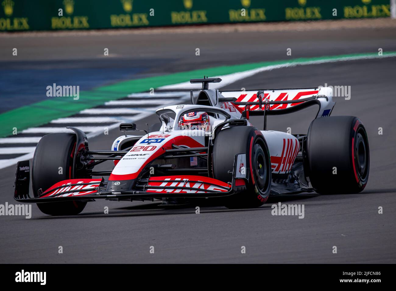 Silverstone, UK, 01st Jul 2022, Kevin Magnussen, from Denmark competes ...