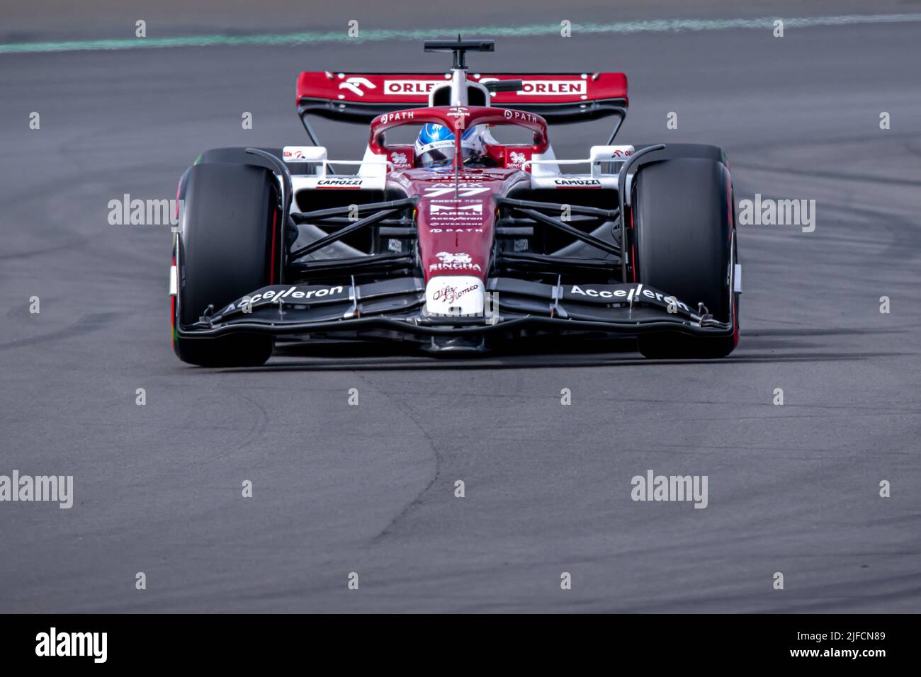 Silverstone, UK, 01st Jul 2022, Valtteri Bottas, from Finland competes ...