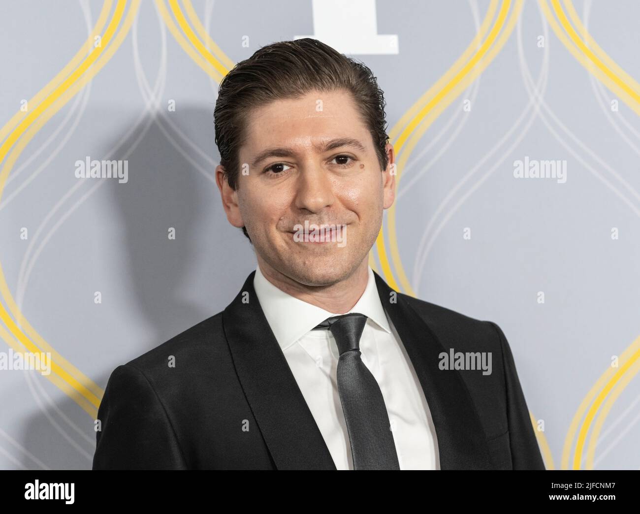 New York, NY - June 12, 2022: Michael Zegen attends 75th TONY awards at ...