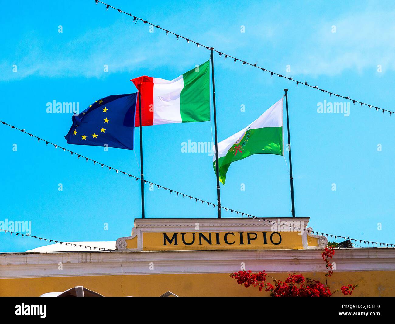 Capri is an island off the Sorrentine Peninsula in the Gulf of Naples ...