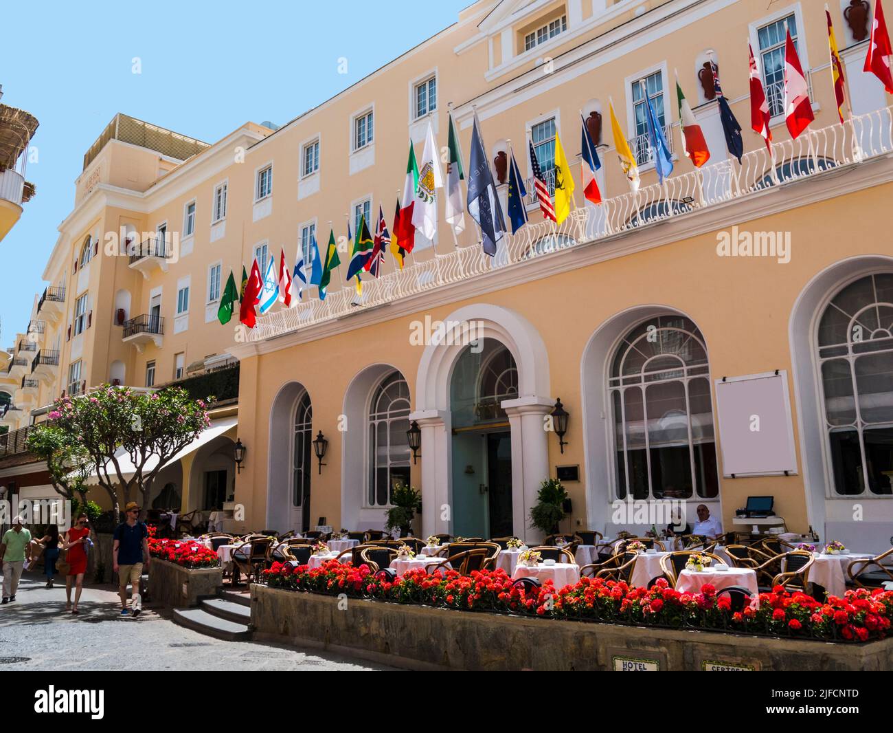 Architecture on Capri is an Italian island off the Sorrentine Peninsula ...