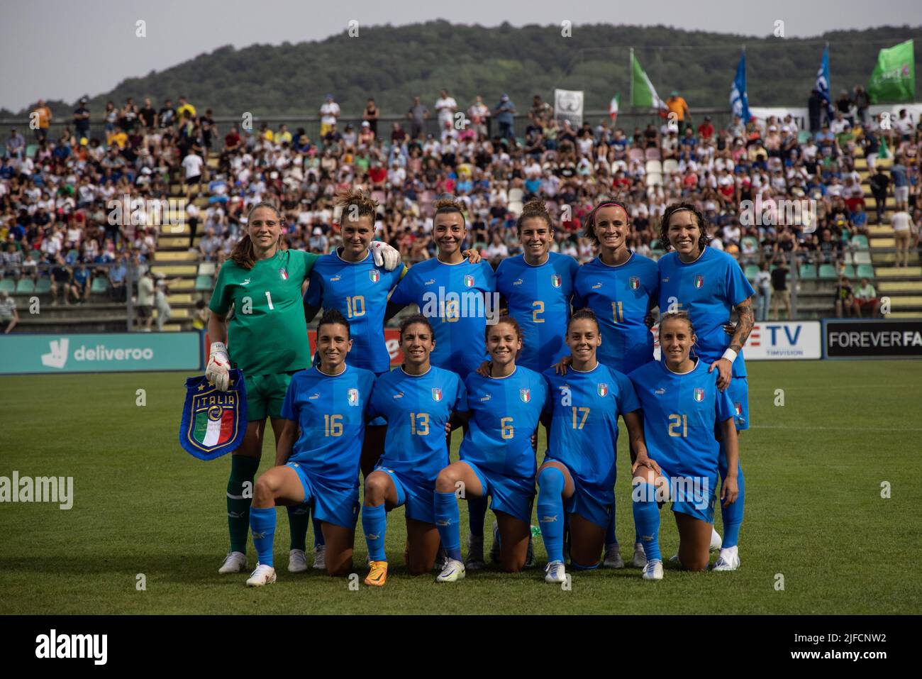 Castel Di Sandro, Italy. 01st July, 2022. (L-R) Laura Giugliani ...