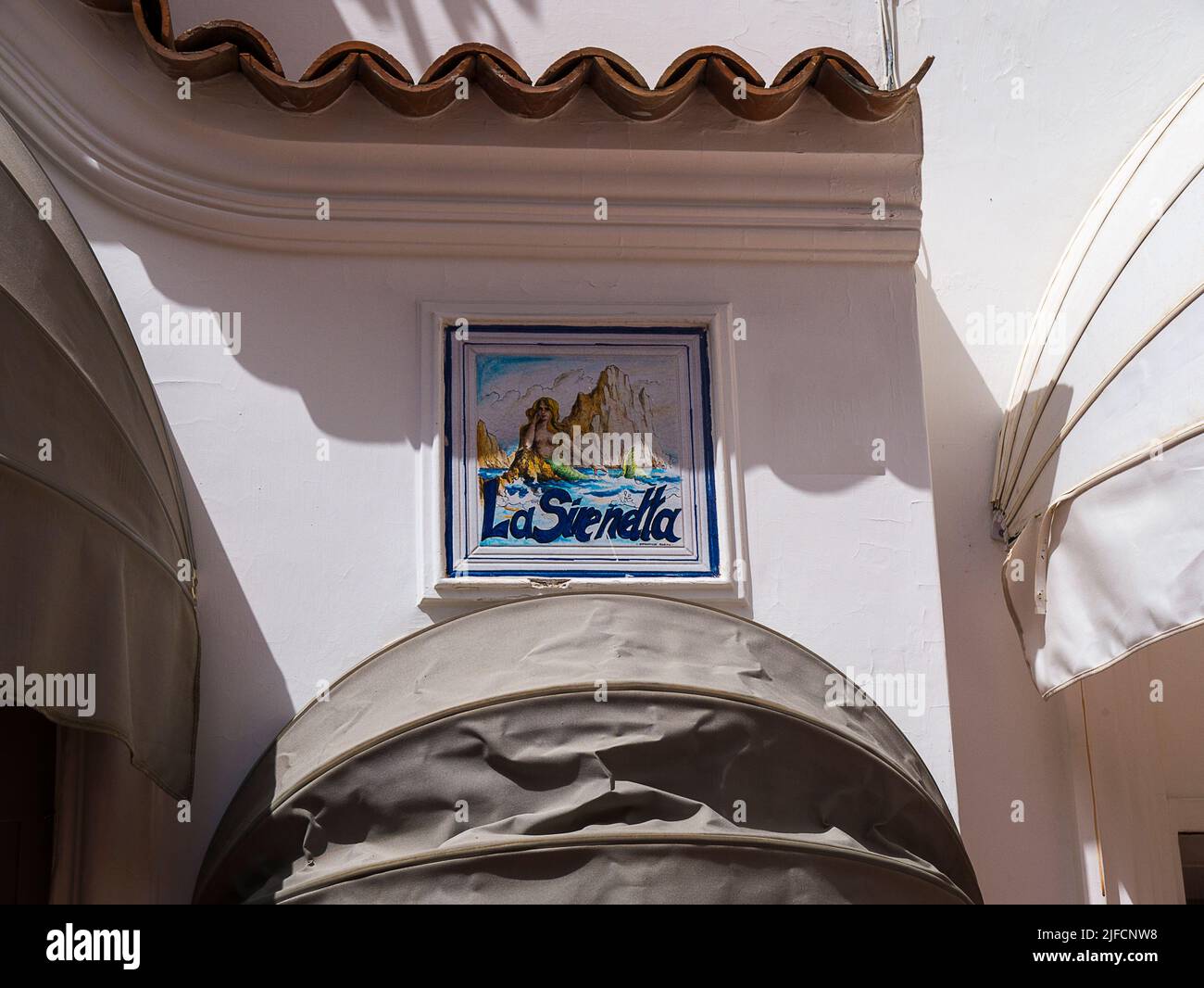 Architecture on Capri is an Italian island off the Sorrentine Peninsula ...