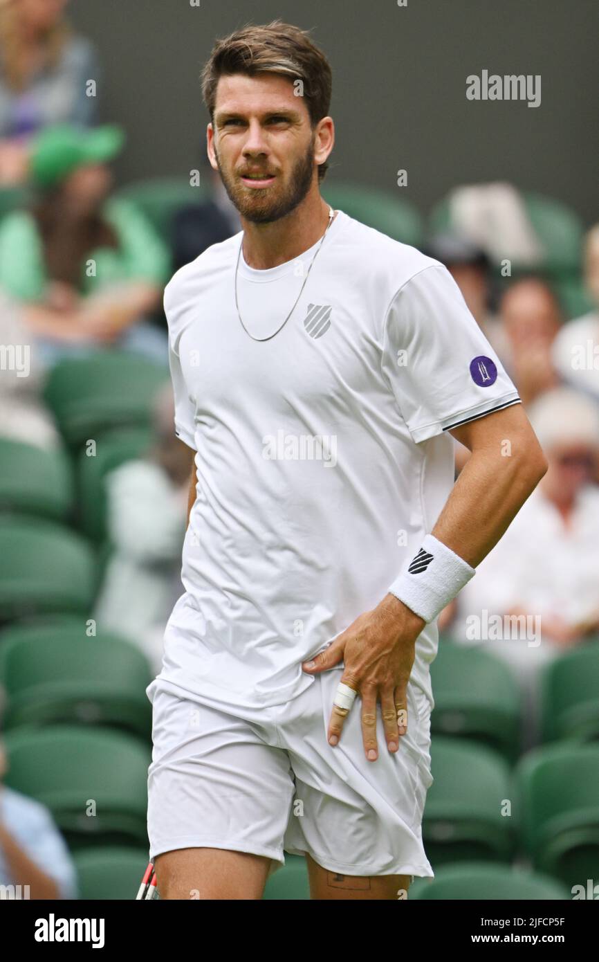 01 July 2022. London, United Kingdom. Cameron Norrie of the United ...