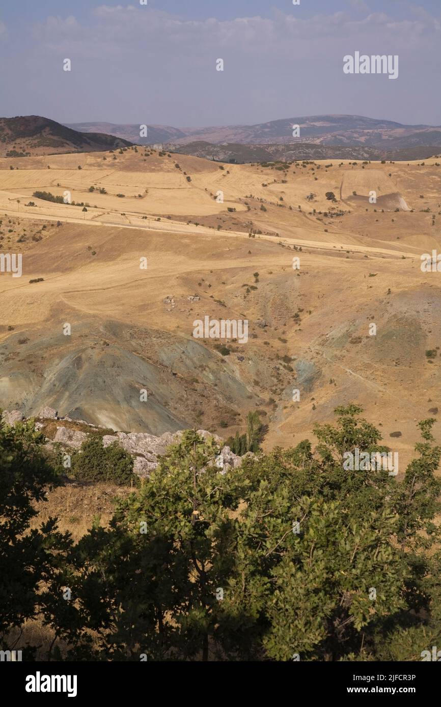 Area surrounding the ancient Hittite capital city site of Hattusas ...