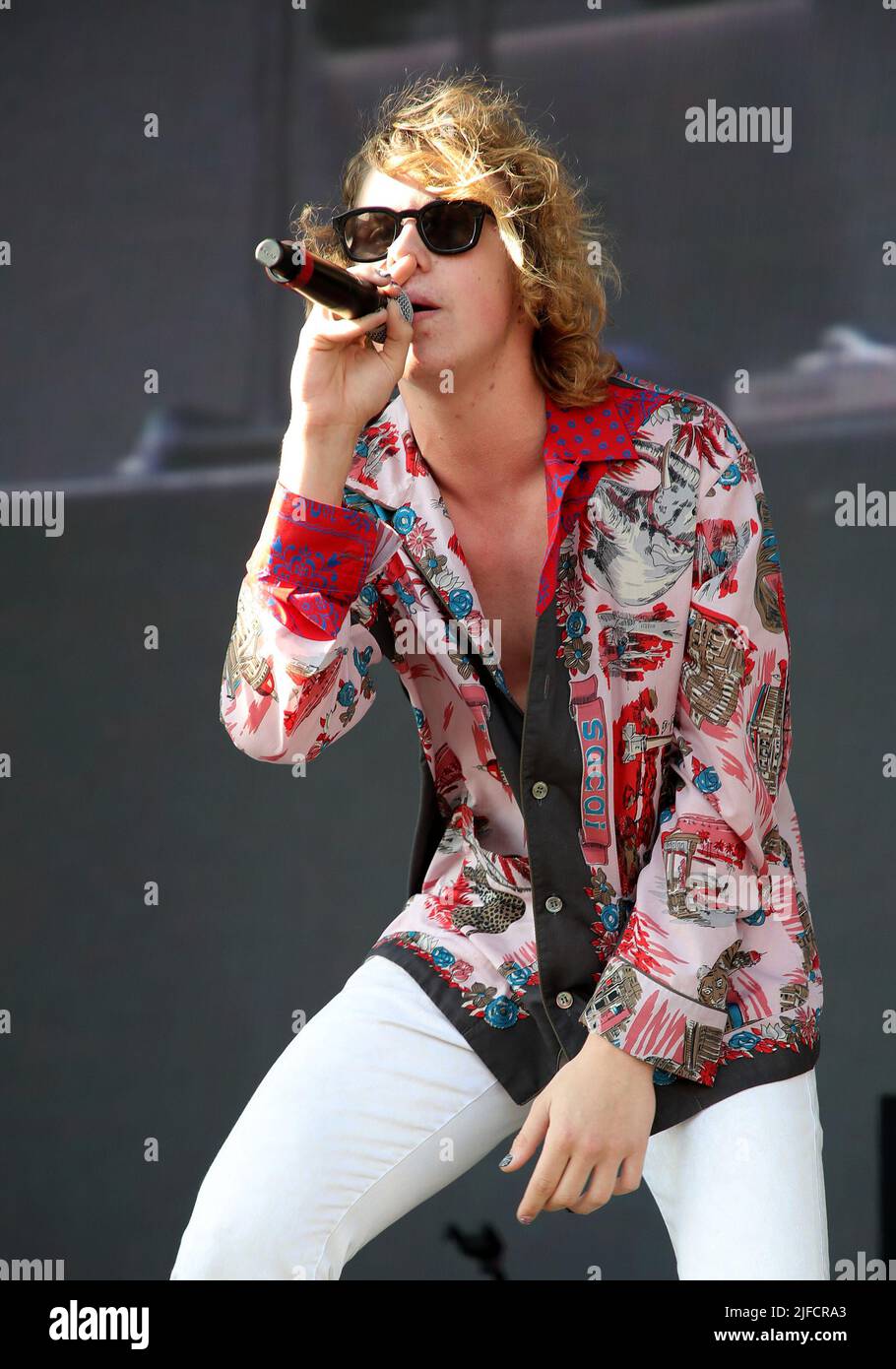 iHeartRadio Daytime Stage at Area 15 Las Vegas Featuring: The Kid Laroi ...