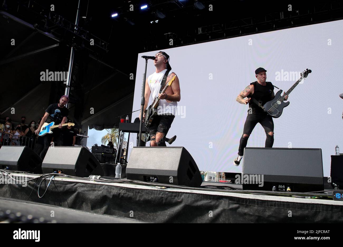 iHeartRadio Daytime Stage at Area 15 Las Vegas Featuring: All Time Low ...