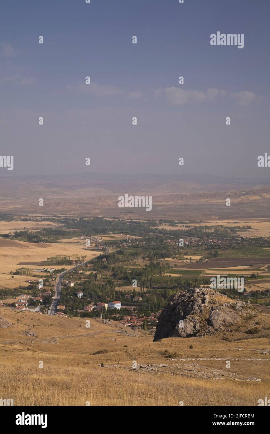 Area surrounding the ancient Hittite capital city site of Hattusas ...