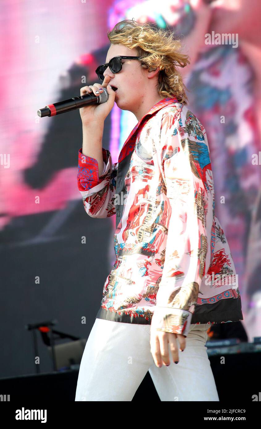 iHeartRadio Daytime Stage at Area 15 Las Vegas Featuring: The Kid Laroi ...