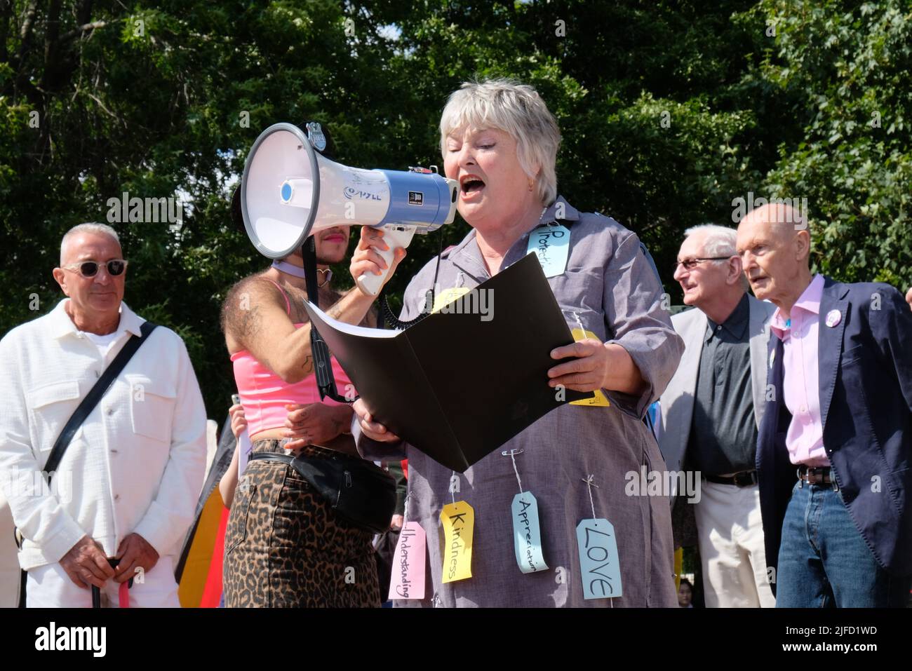 Gay pride march july 1972 hi-res stock photography and images - Alamy