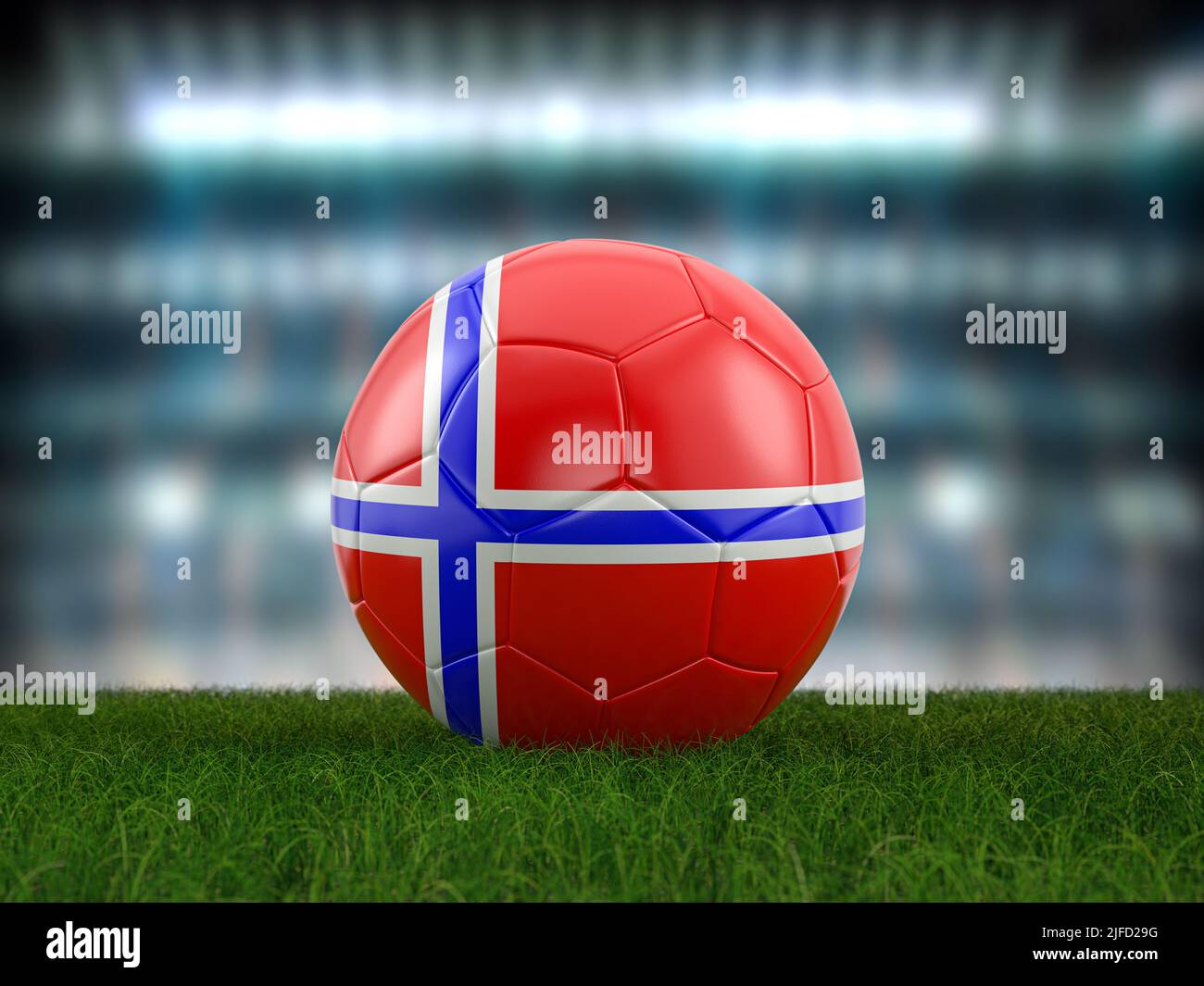 Soccer ball norway flag hi-res stock photography and images - Alamy