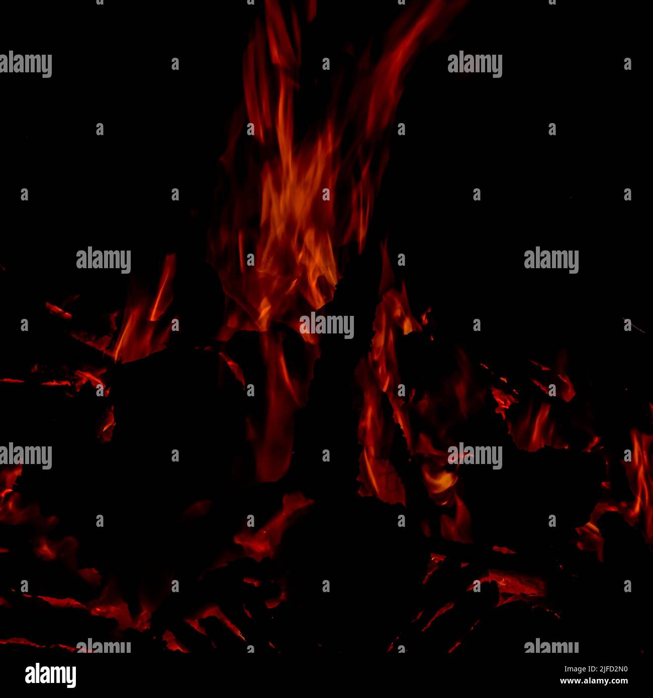 Fire flames on black background, Blaze fire flame texture background ...