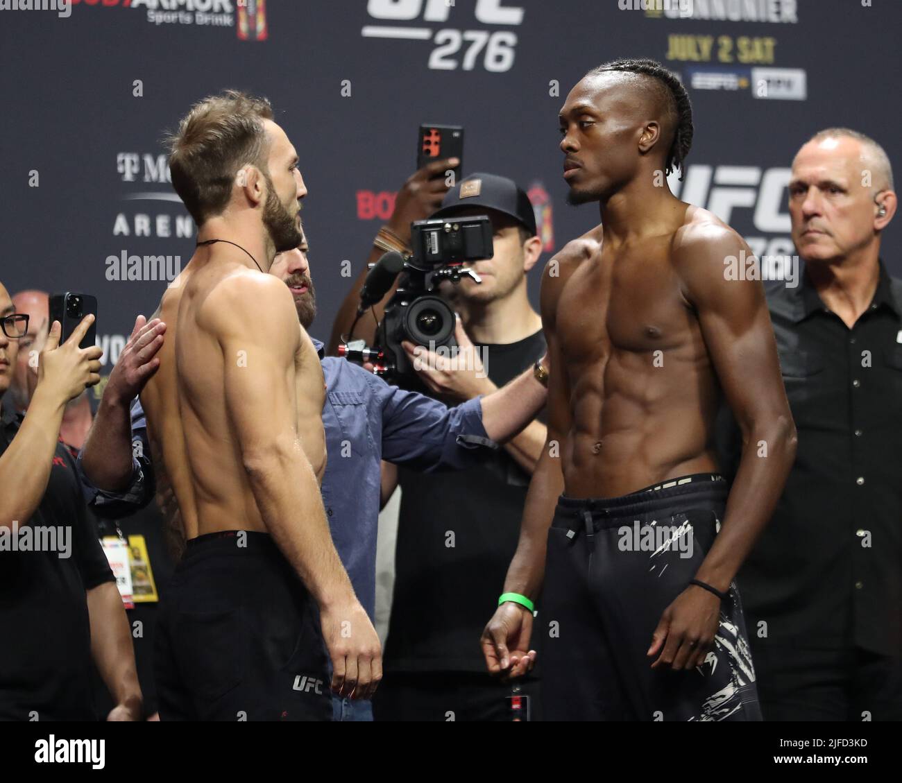 Las Vegas, USA. 01st July, 2022. LAS VEGAS, NV - JULY 1: (R-L) Jalin ...