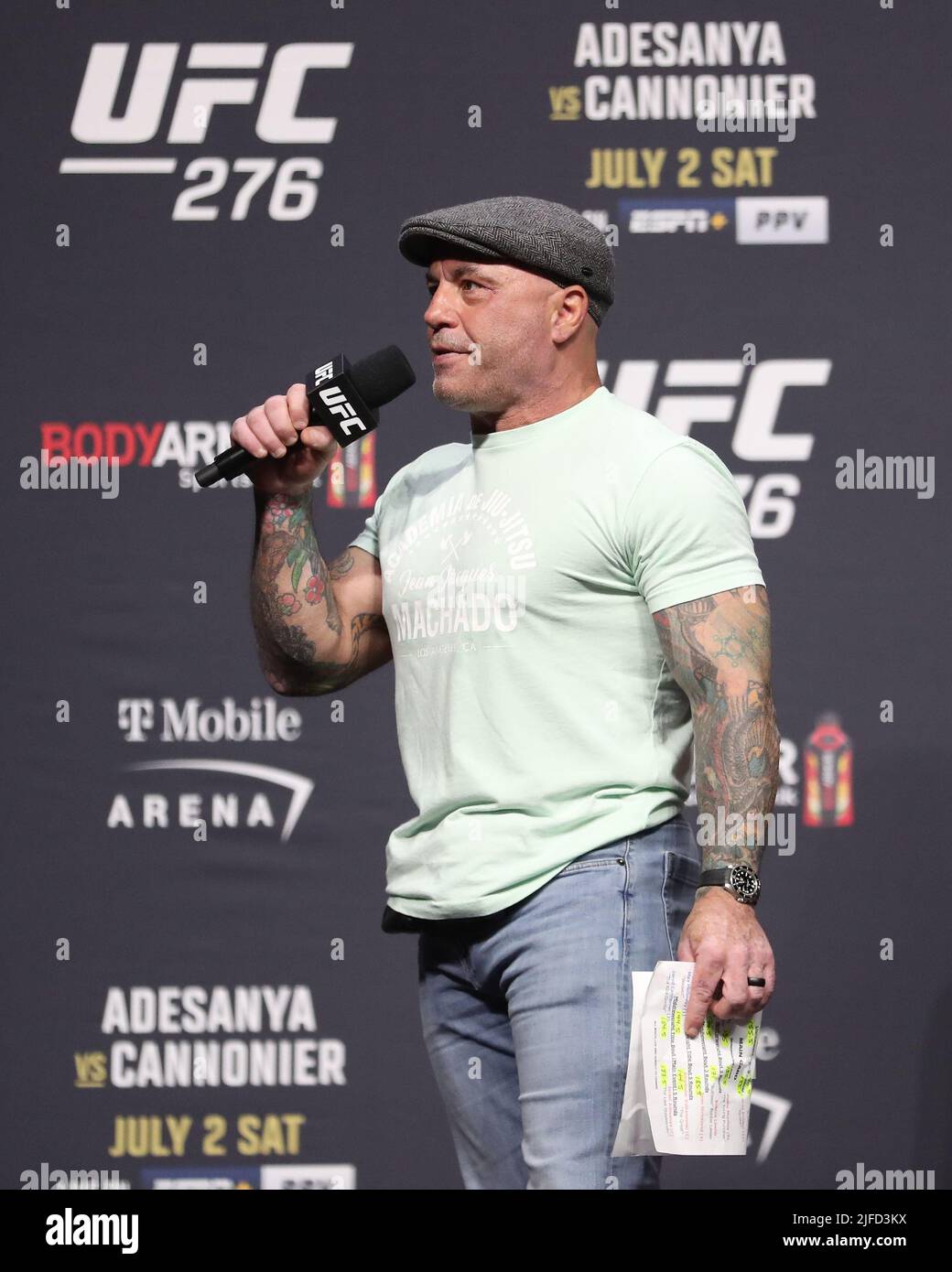 Las Vegas, USA. 01st July, 2022. LAS VEGAS, NV - JULY 1: Announcer Joe ...