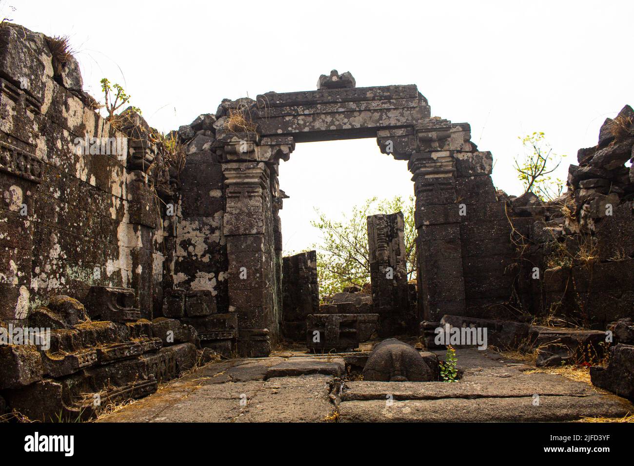 Maharashtra fort, fortress,Chavand fort Stock Photo - Alamy