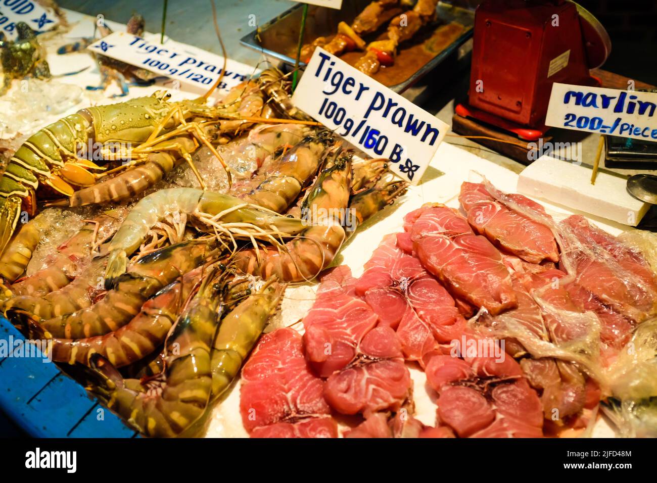 Vancouver sea food market hi-res stock photography and images - Alamy