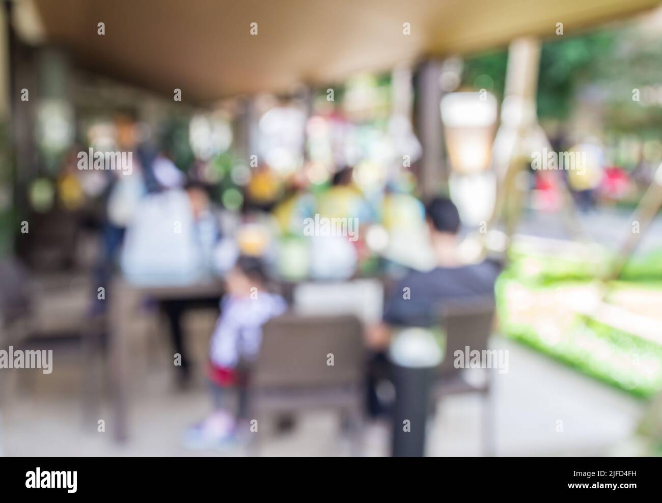 Image of abstract blurred coffee shop background, for any design Stock ...