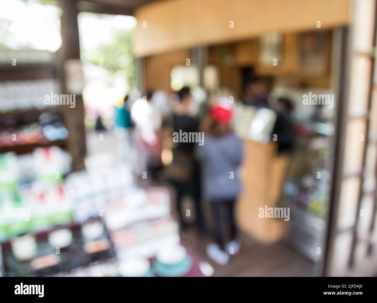 Image of abstract blurred coffee shop background, for any design Stock ...