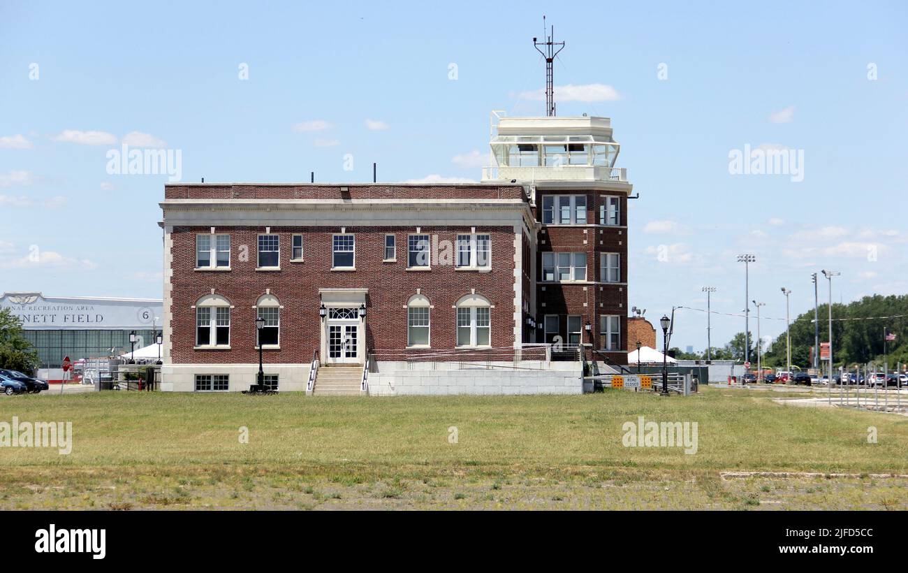 Floyd Bennett Field, Art Deco building of former main terminal and ...