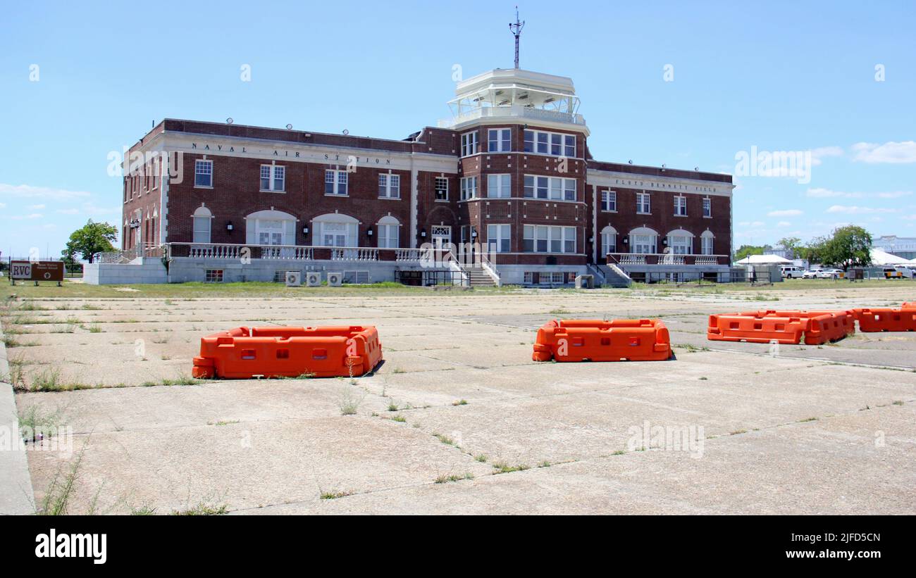 Floyd Bennett Field, Art Deco building of former main terminal and ...