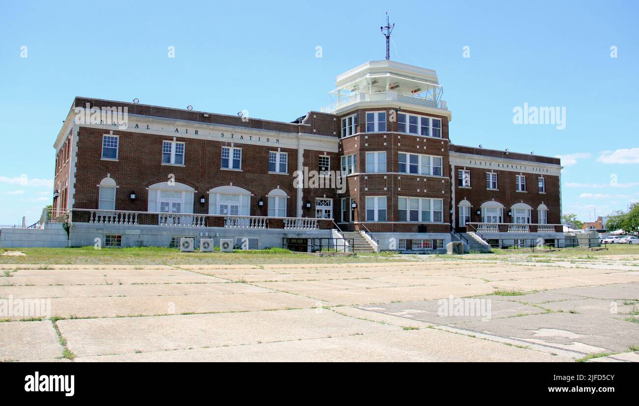 Floyd Bennett Field, Art Deco building of former main terminal and ...