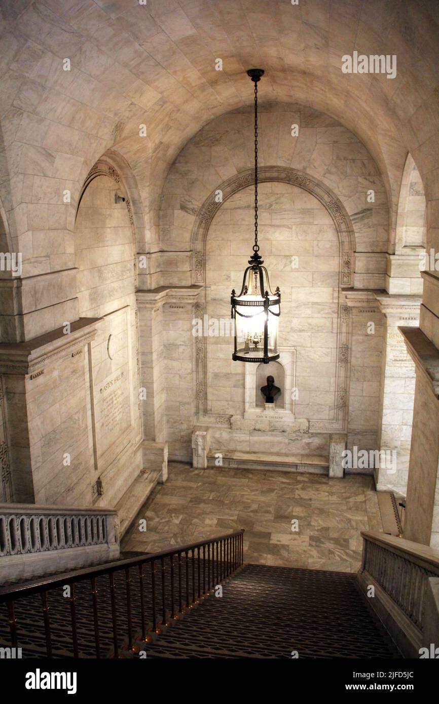 New York Public Library - Stephen A. Schwarzman Building, interior, one ...