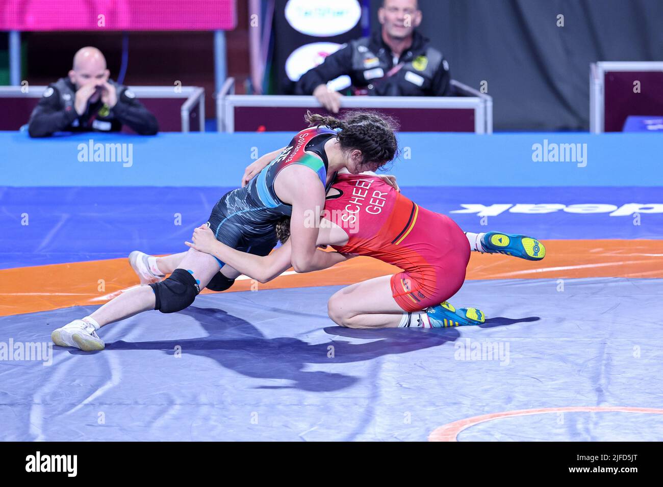 PalaPellicone, Rome, Italy, July 01, 2022, Luisa Scheel (GER) vs Birgul ...