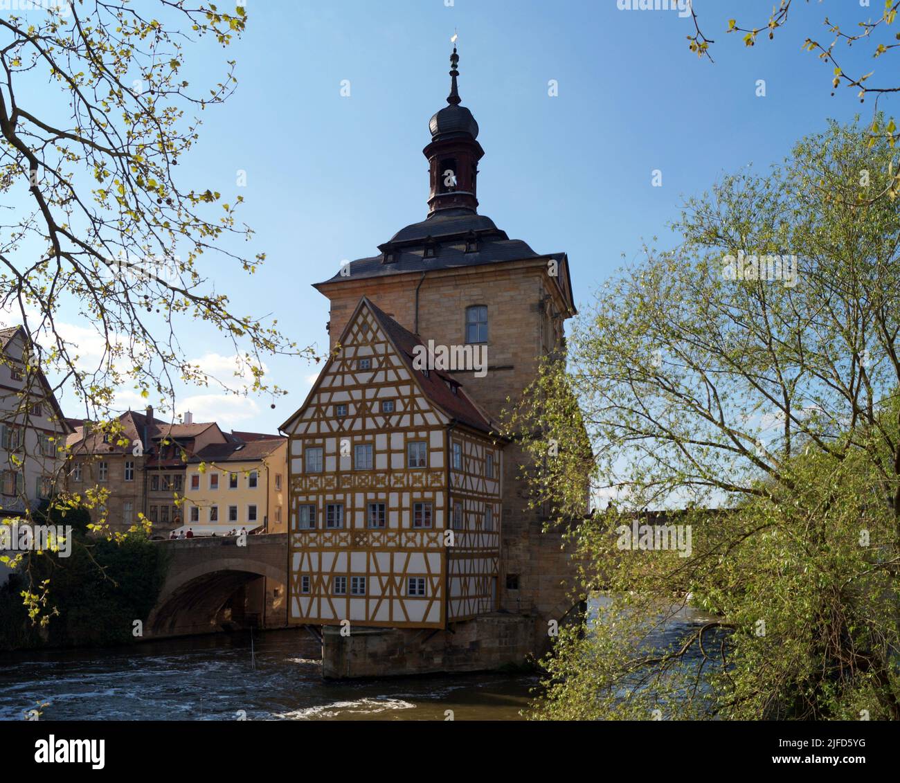 Old town hall, Altes Rathaus, built in 1386 in the middle of the ...